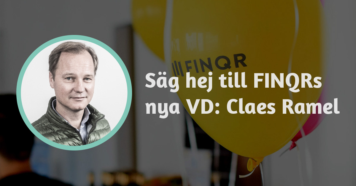 Vi välkomnar Claes Ramel som ny VD - FINQR