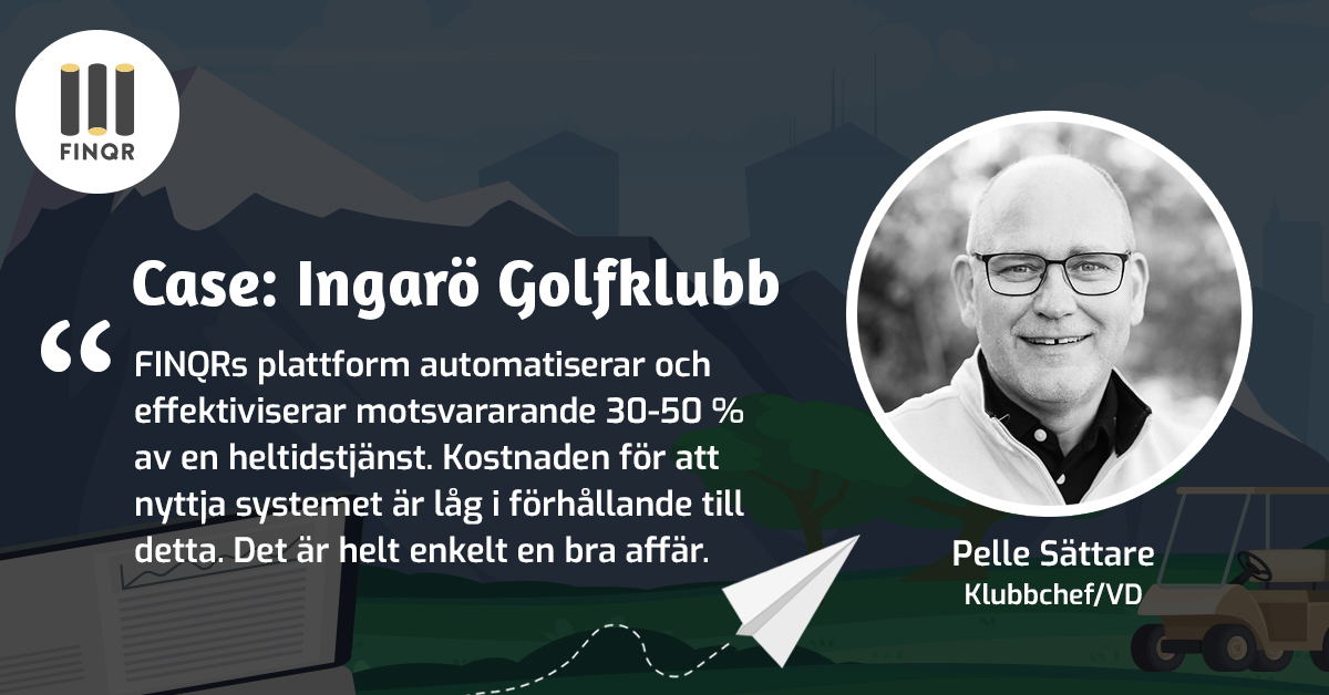 Vad säger Pelle Sättare och Ingarö Golfklubb om FINQR?