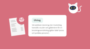 Vad är Utslag från Kronofogden? - FINQR